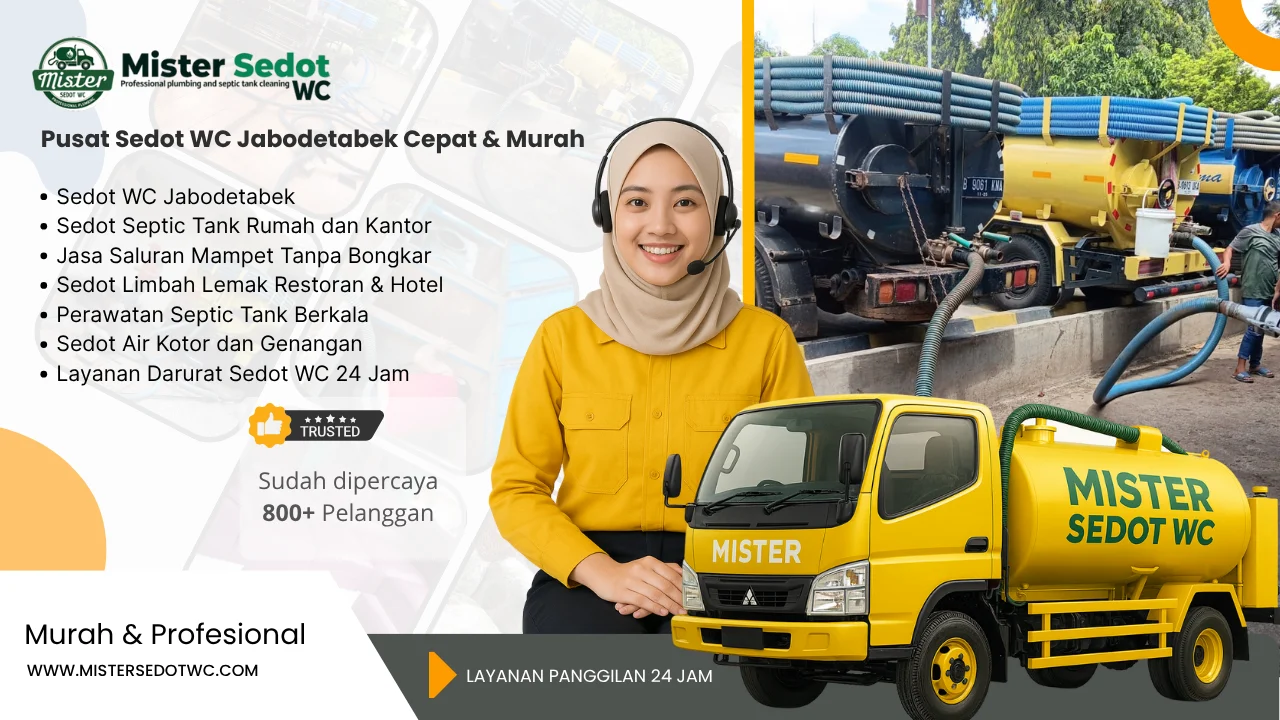 Mister Sedot WC Jabodetabek | Jasa Sedot WC Cepat, Bersih & Bergaransi ...